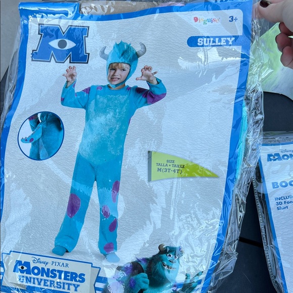 Disney | Costumes | Disney Monsters University Sulley Kids Costume Blue ...